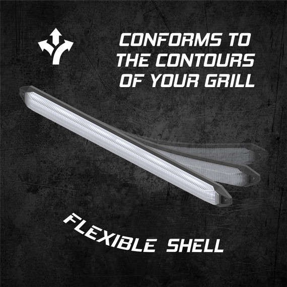 XKGlow XK041029-9 Universal Switchback LED Grill Light Bar | Animated ...