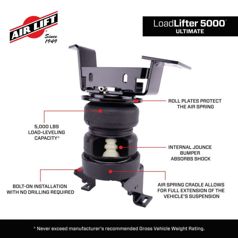 Air Lift AIRLIFTCO-88408 LoadLifter 5000 Ultimate Air Spring Kit with ...