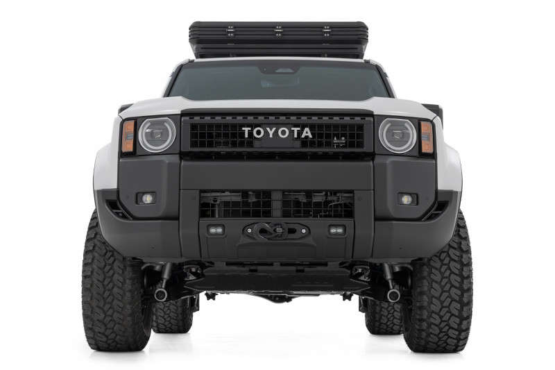 Rough Country 10747A-RC Hidden Winch Mount | White SAE | Fog | Custom ...