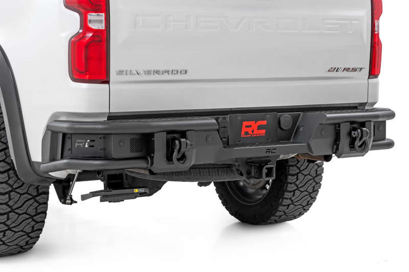 Rough Country 51219-RC Rear Bumper | Tubular | Custom Offsets