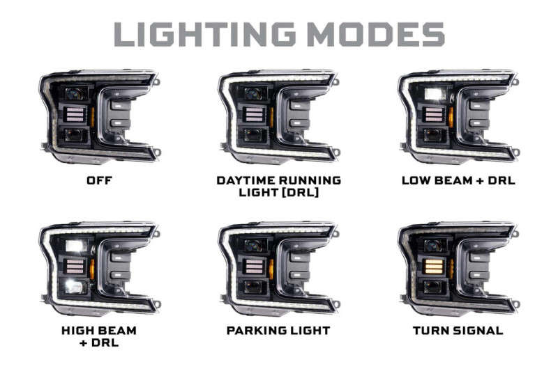 Morimoto LF551.2-MOR XB Hybrid LED Headlights | Custom Offsets
