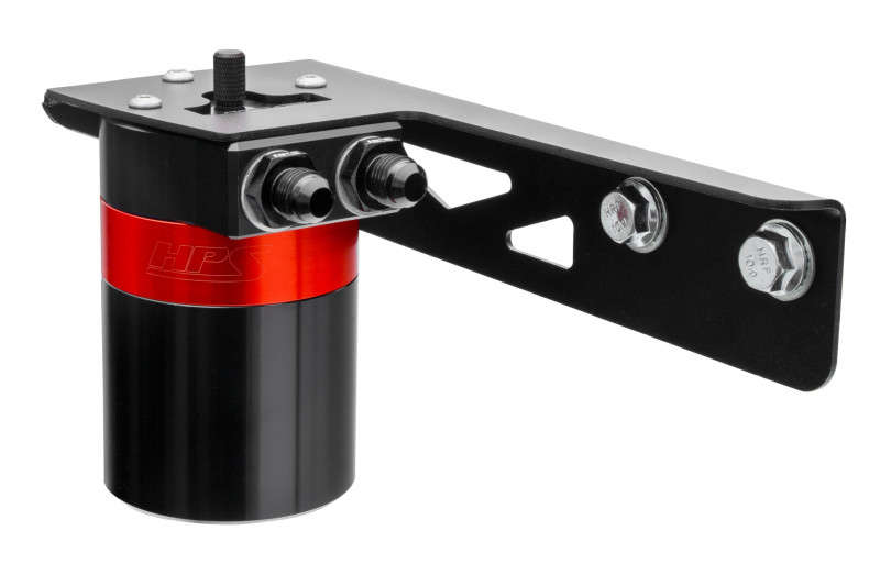 HPS Performance 860-018-HPS Aluminum Oil Catch Can Kit | Red | Custom ...