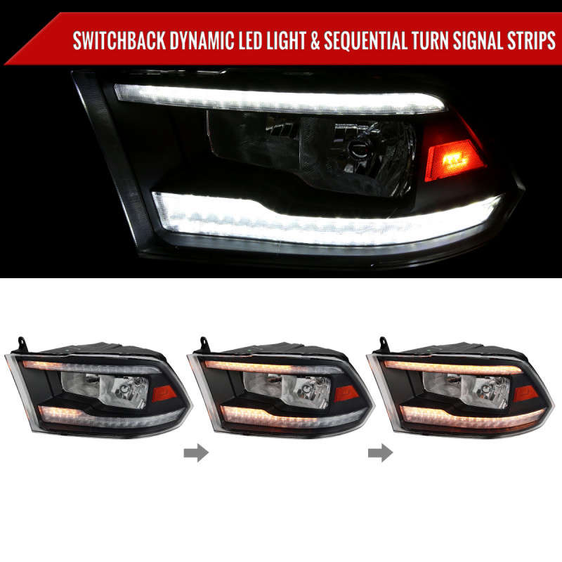 Spec-D Tuning 2LH-DGP09JM-G3-RS-SPECD Dual Switchback Sequential LED ...