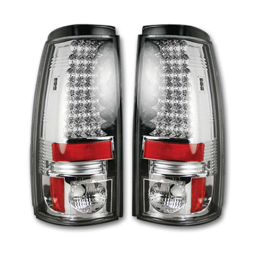 Recon 264173CL-RCN LED TAIL LIGHTS w/ Clear Lens | TrailBuilt Off-Road