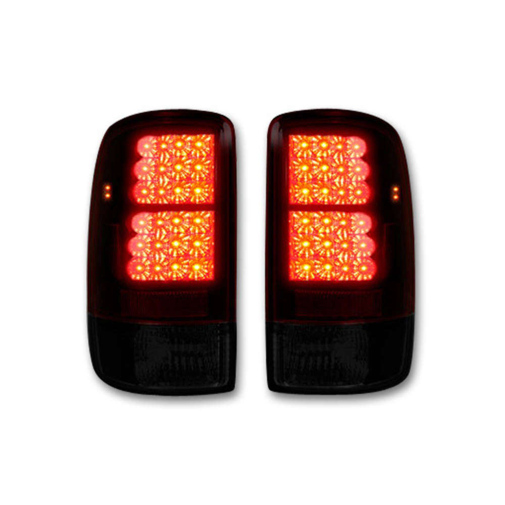 Recon 264177RBK-RCN LED TAIL LIGHTS w/ Dark Red Smoked Lens - Chevy ...