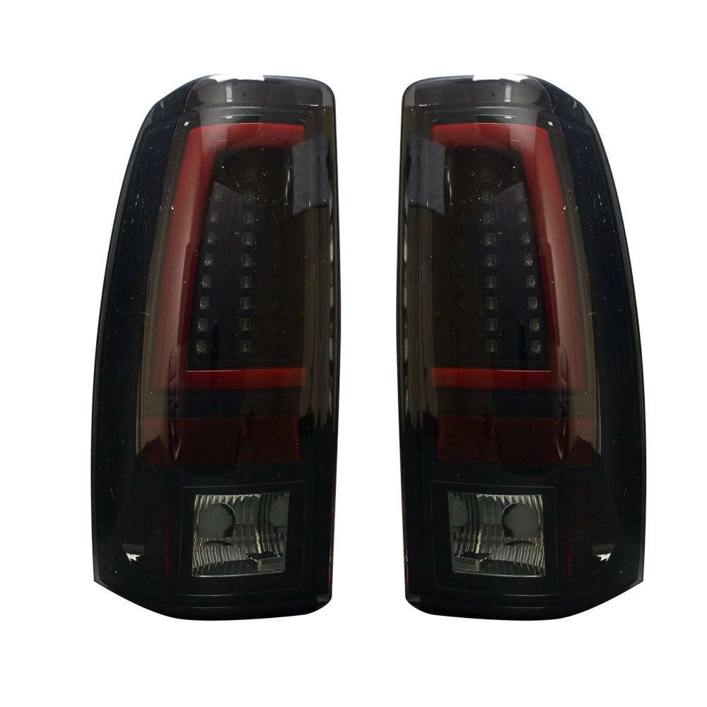 Recon 264373BK-RCN LED TAIL LIGHTS w/ Smoked Lens | TrailBuilt Off-Road
