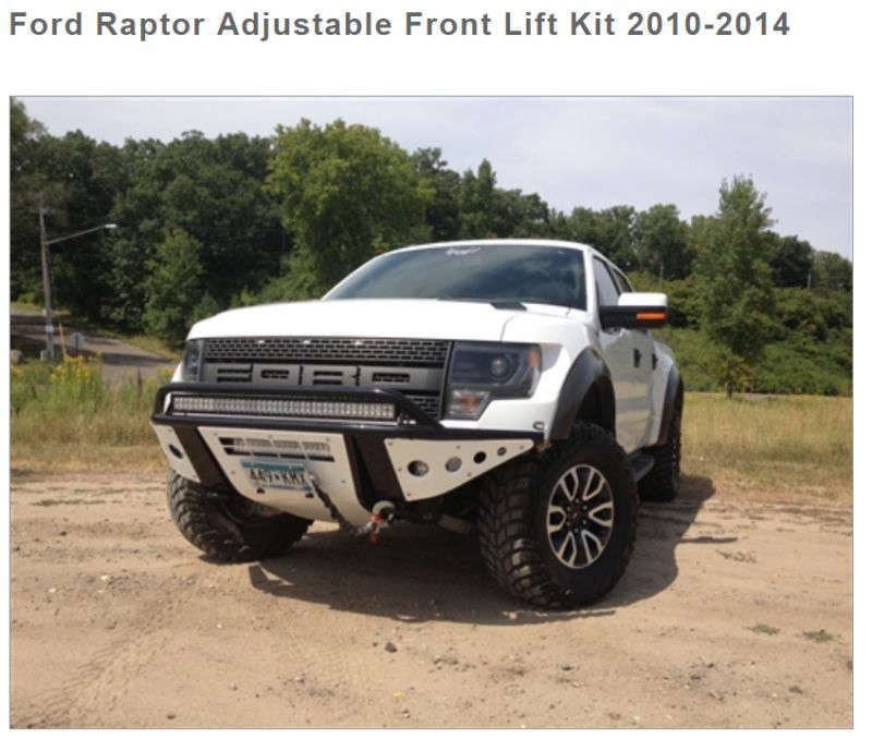 ProRYDE 74-3250F-PR ProRyde Adjustable Front Lift Leveling Kit (10-14 ...