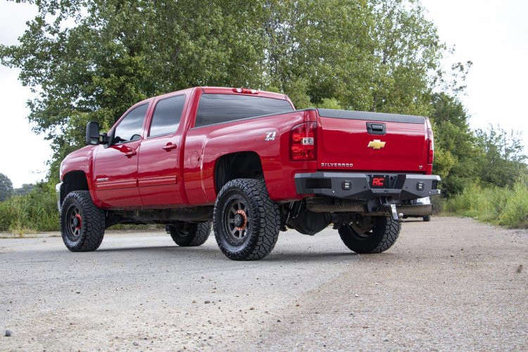 Rough Country 10779-RC Rear Bumper | LED (11-19 Chevy Silverado/GMC ...