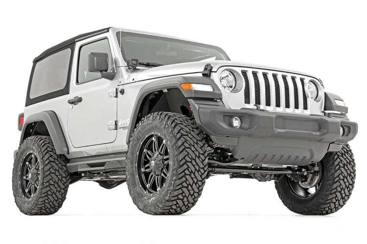 Rough Country SDS01853 DS2 Drop Steps (18-22 Jeep Wrangler JL | 2 Door) | TrailBuilt Off-Road
