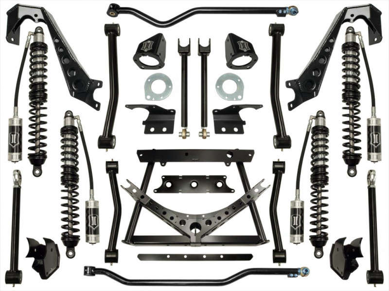 ICON K25011 1.75-4" Stage 1 Coilover Conversion Kit (07-18 Jeep ...