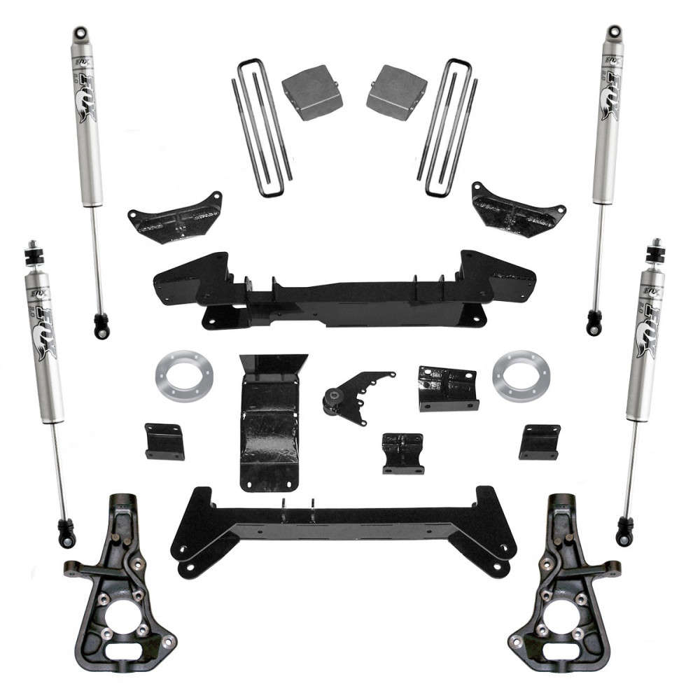 SUPERLIFT K860F-SUP 6" Lift Kit Knuckle Kit w/ FOX Shocks (01-10 ...