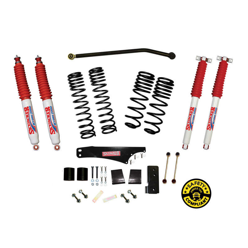 Skyjacker JK35BPHLT-SKY 4" Long Travel Suspension Lift w/ Hydro Shocks ...