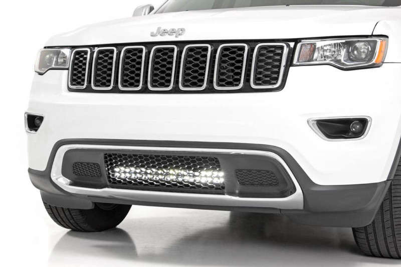Rough Country 70773-RC Black Series LED Bumper Kit | 20" | Dual Row (11 ...