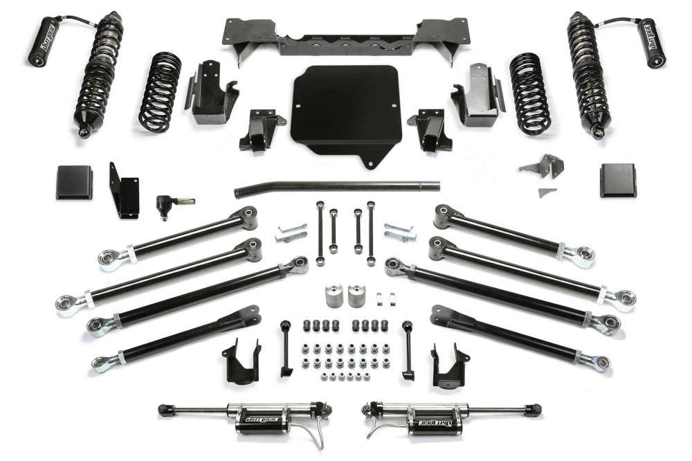 Fabtech K4172DL-FAB 3" Crawler Lift Kit w/ Front Dirt Logic 2.5 Resi ...