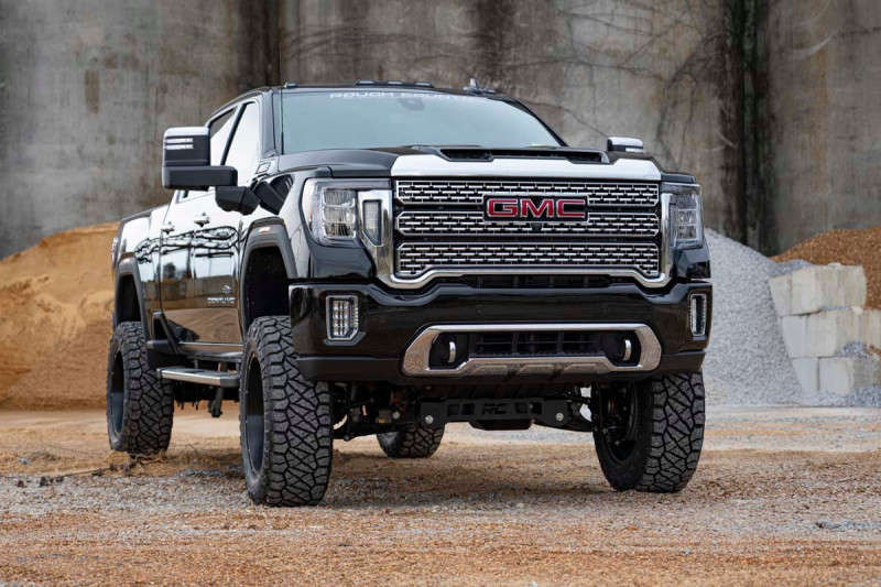 Rough Country 10170-RC 7" Lift Kit | V2 Shocks | 20-24 Chevy Silverado/GMC Sierra 2500HD | 4WD ...