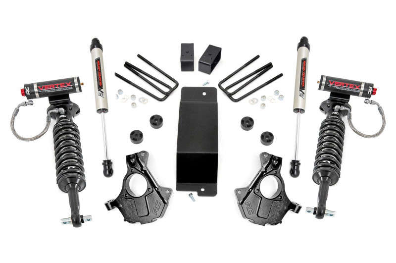 Rough Country 11957-RC 3.5" Lift Kit | Vertex Coilovers | V2 Shocks (07-13 Chevy Silverado/GMC ...