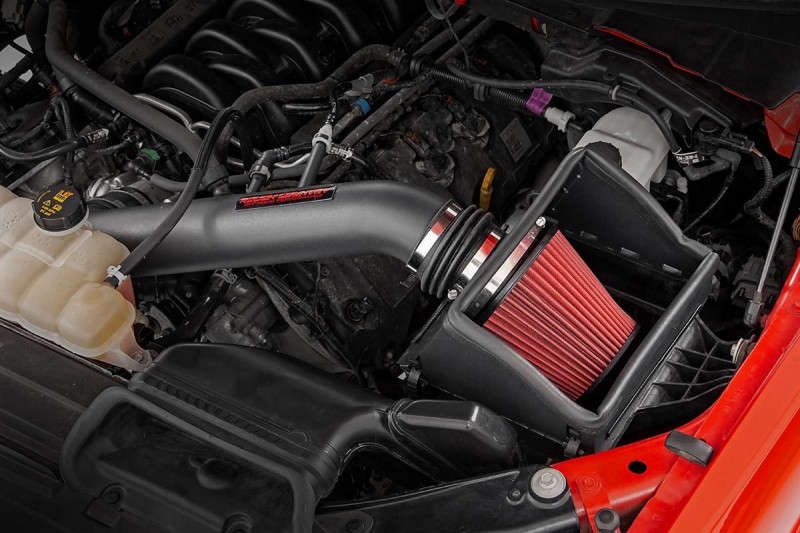 Rough Country 10555-RC Cold Air Intake Kit | w/o Pre-Filter Bag (15-20 ...