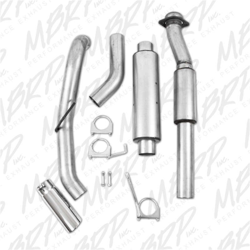 MBRP S5228AL-MBRP Armor Lite Single Side Exit Cat Back Exhaust | 3.5 ...