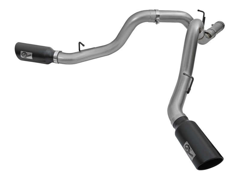aFe Power 49-44080-B-AFE Large Bore-HD 409 SS DPF-Back Exhaust System w ...