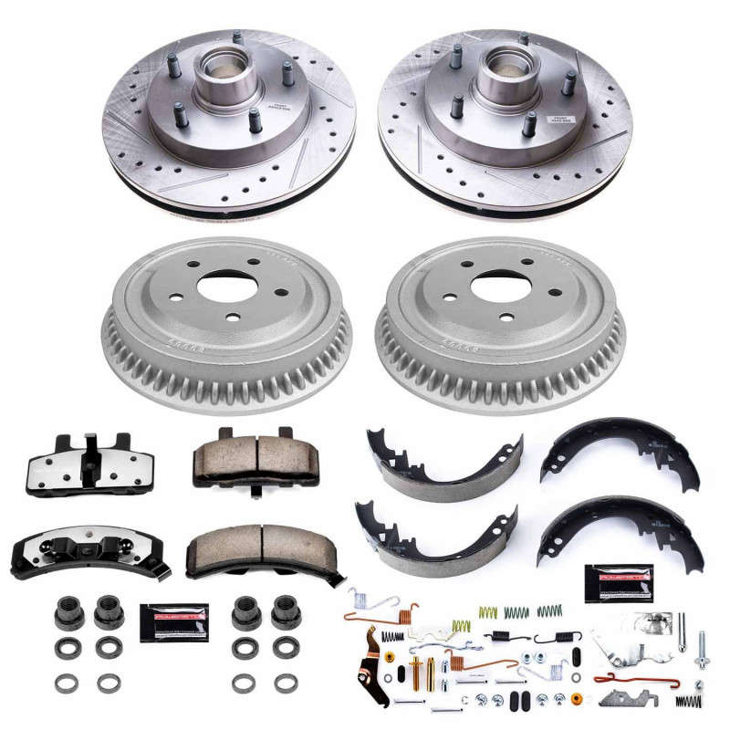 PowerStop K15032DK-36-PS Z36 Truck & Tow Front & Rear Brake Upgrade Kit ...