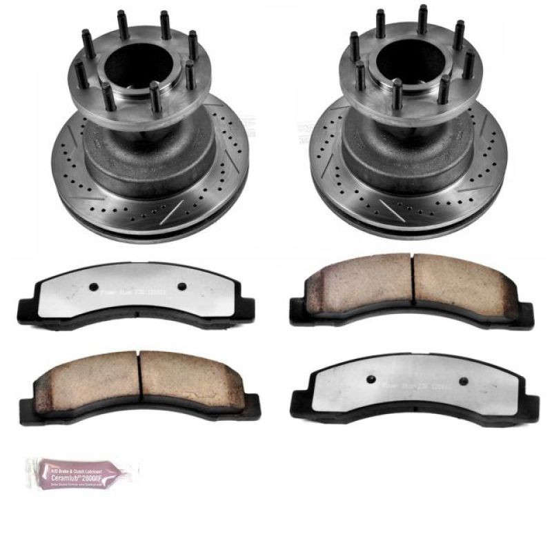 PowerStop K2907-36-PS Z36 Truck & Tow Front Brake Upgrade Kit | DRW ...