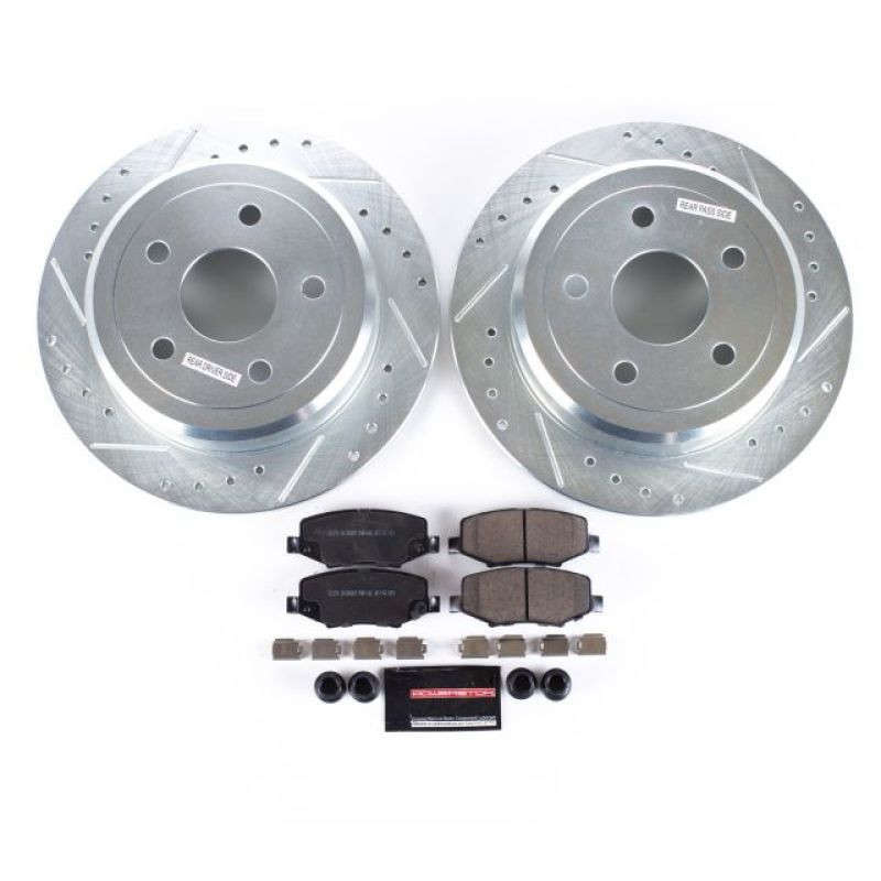 PowerStop K3090-PS Z23 Evolution Rear Sport Brake Upgrade Kit | 5 Lug ...