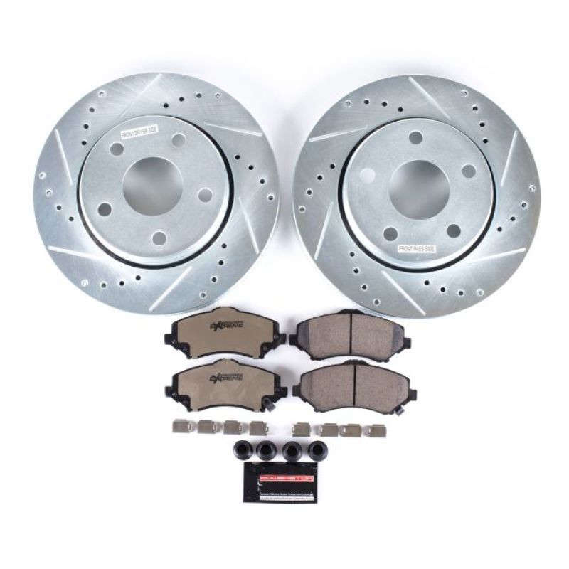 PowerStop K3097-36-PS Z36 Truck & Tow Front Brake Upgrade Kit For 5 Lug ...