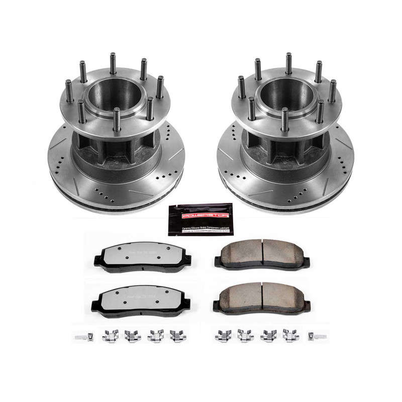 PowerStop K4597-36-PS Z36 Truck & Tow Front Brake Upgrade Kit | DRW ...