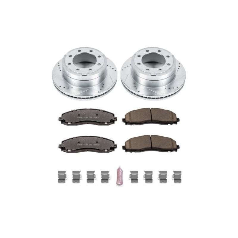 PowerStop K6407-36-PS Z36 Truck & Tow Rear Brake Upgrade Kit | SRW Only ...