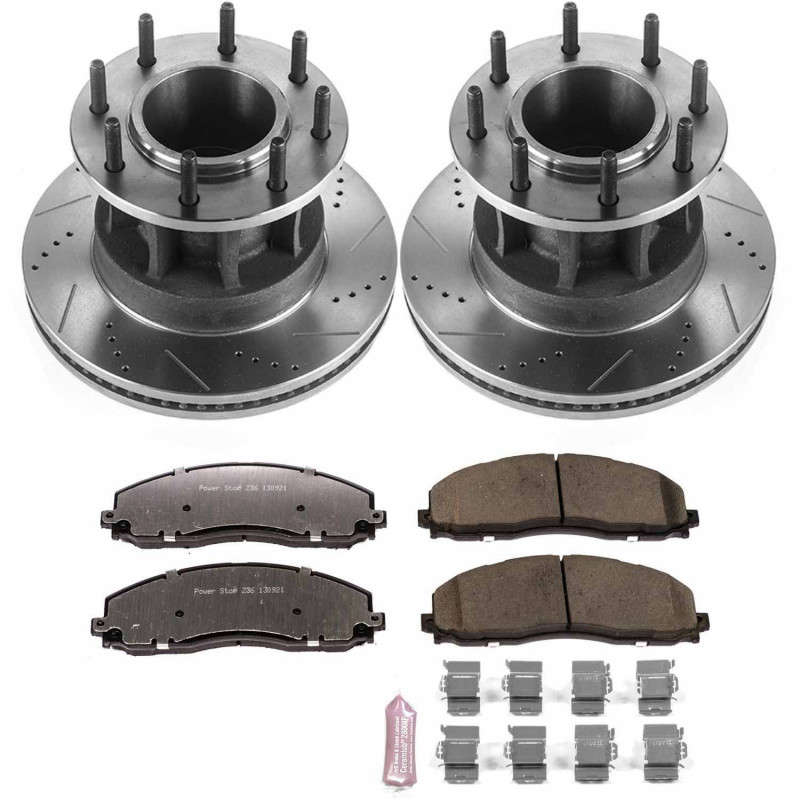 PowerStop K7669-36-PS Z36 Truck & Tow Front Brake Upgrade Kit | DRW ...