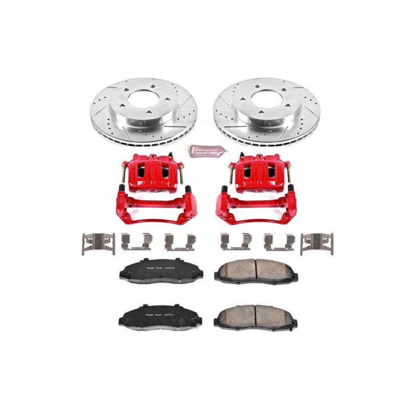 PowerStop KC1866A-PS Z23 Evolution Sport Front Brake Upgrade Kit w ...