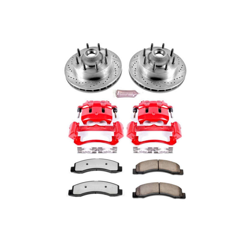 PowerStop KC1891-36-PS Z36 Truck & Tow Front Brake Upgrade Kit w ...