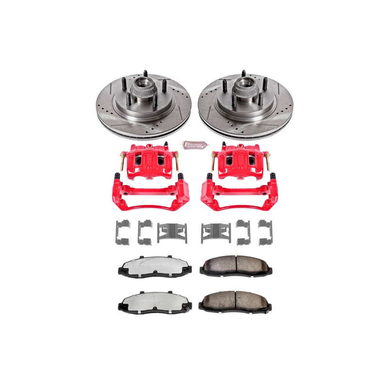 PowerStop KC1914-36-PS Z36 Truck & Tow Front Brake Upgrade Kit w ...