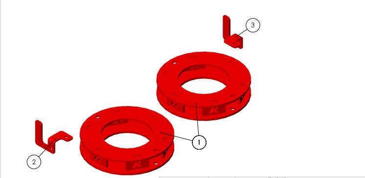 Kelderman 1.5" Suspension Upgrades for | KLM18476-KLD | Custom Offsets