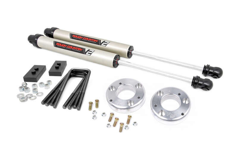 Rough Country 58670-RC 2" Lift Kit | No Struts | V2 Shocks (21-23 Ford ...