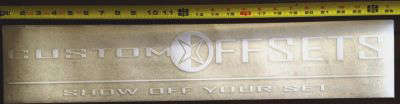 Custom Offsets CO-D24SOYS 24" Vinyl "Show OFF your SET" decal