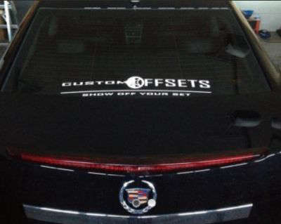 Custom Offsets CO-D24SOYS 24" Vinyl "Show OFF your SET" decal