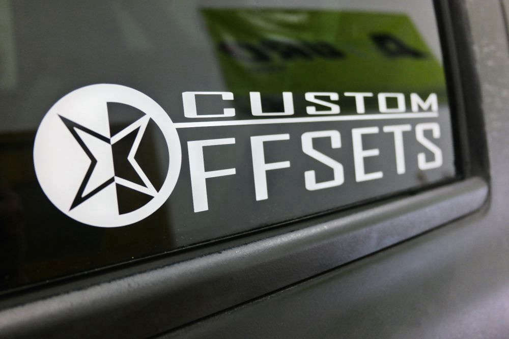 Custom Offsets CO-D18L 18" Vinyl "Stacked" Decal