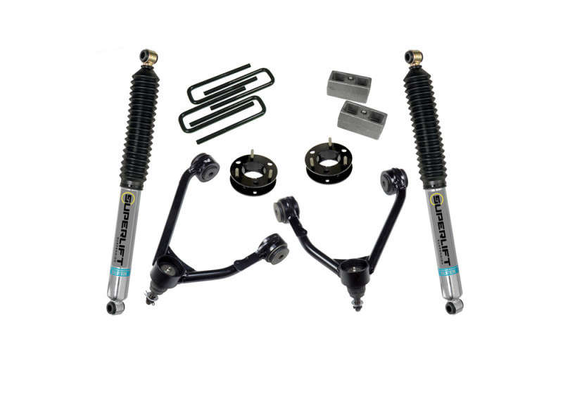 SUPERLIFT 3850B-SUP 3.5" Lift Kit w/ Bilstein Rear Shocks- Cast Steel ...