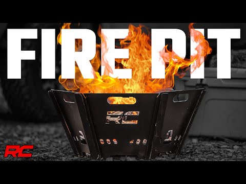 Rough Country 117513A-RC Overland Collapsible Fire Pit w/ Carry Bag ...