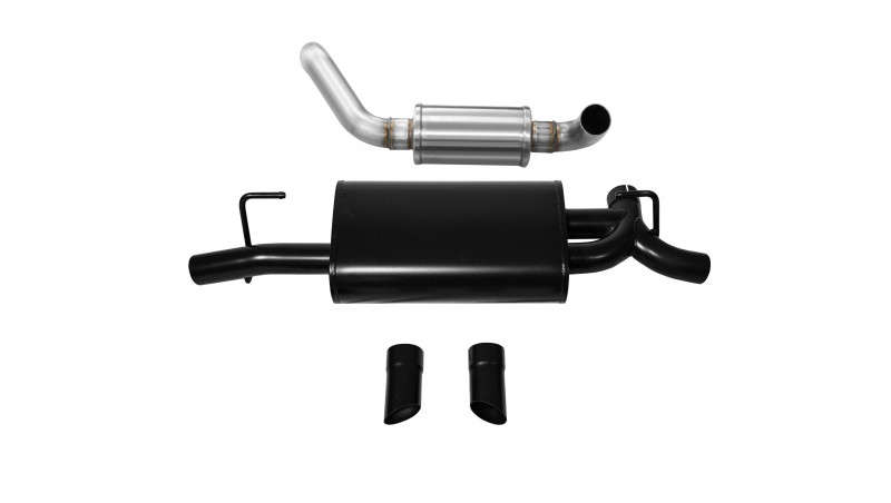 CORSA Performance COR-21015BLK Dual Rear Exit Axle Back Exhaust W/ Turn ...