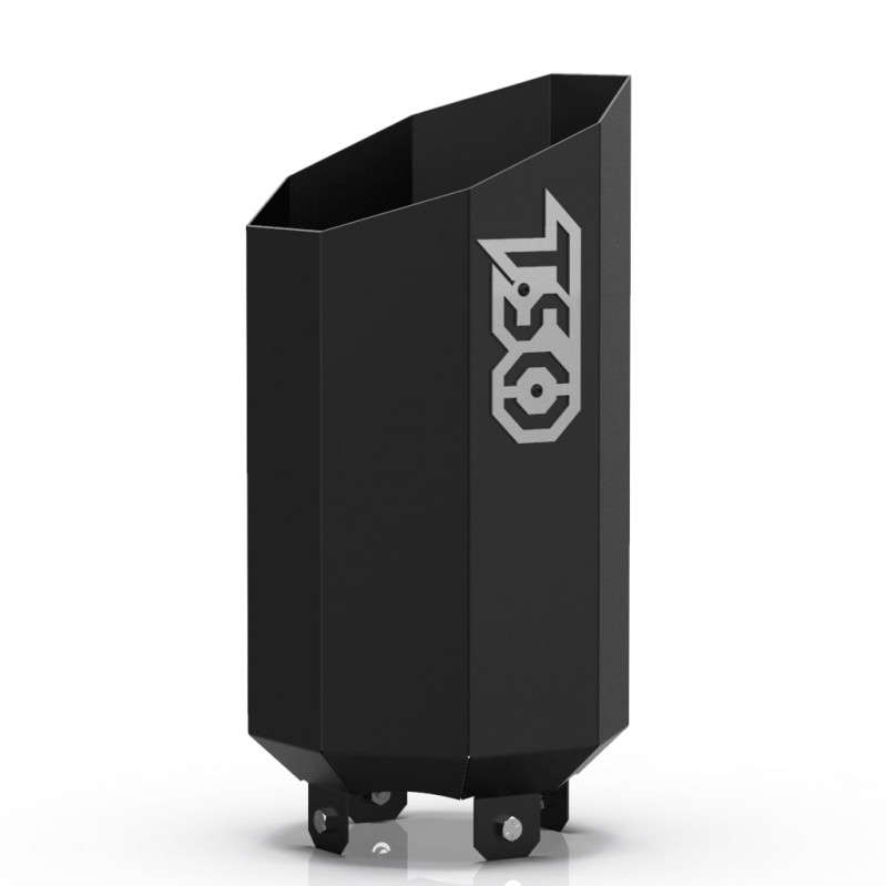 TSO TSO-T-7515-S-1-4-B 7" Octagon Exhaust Tip | For Exhausts W/ 5 ...