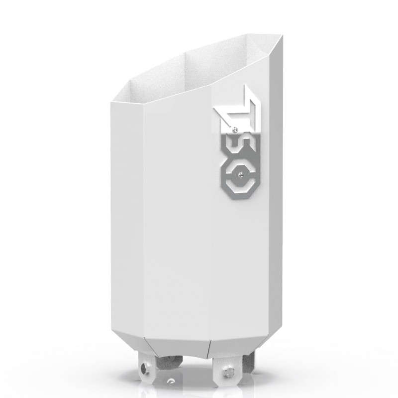 TSO TSO-T-7515-S-3-P-SS 7" Octagon Exhaust Tip W/ 5" Inlet (White ...