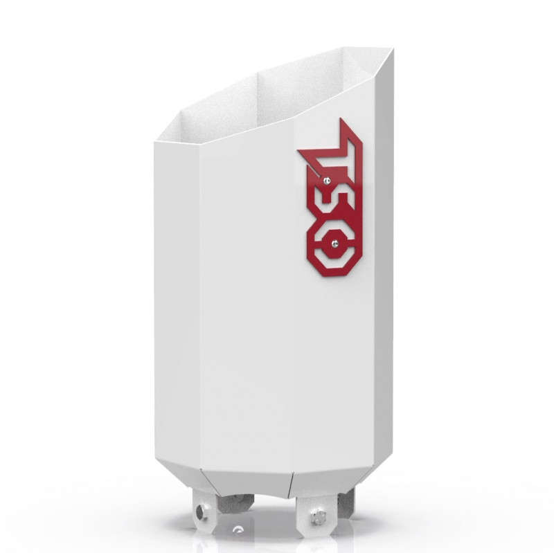 TSO TSO-T-7515-S-3-7-SS 7" Octagon Exhaust Tip | For Exhausts W/ 5 ...