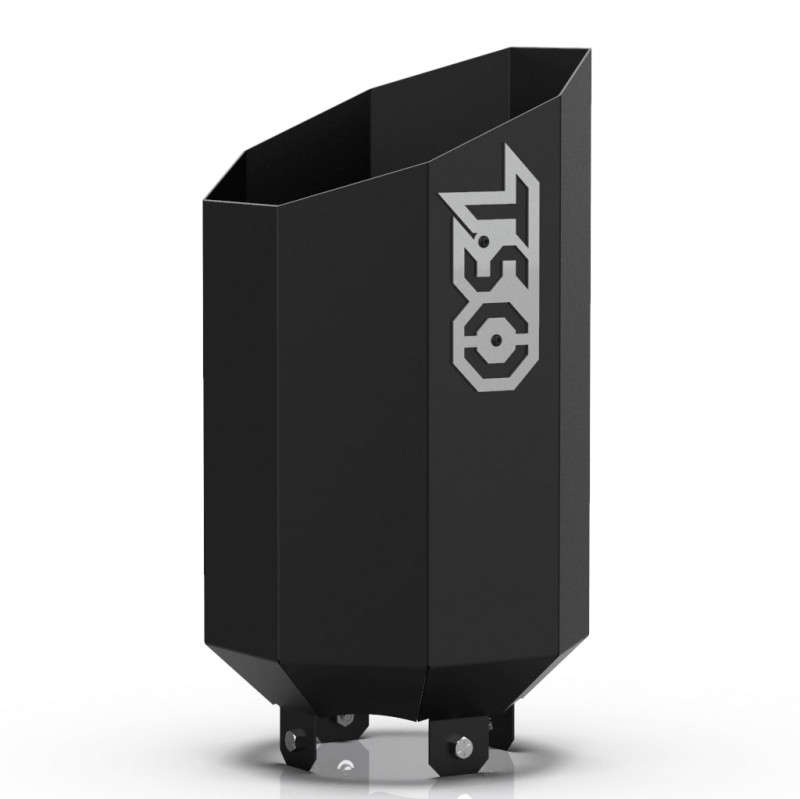 TSO TSO-T-8415-S-1-4-B 8" Octagon Exhaust Tip | For Exhausts W/ 4 ...