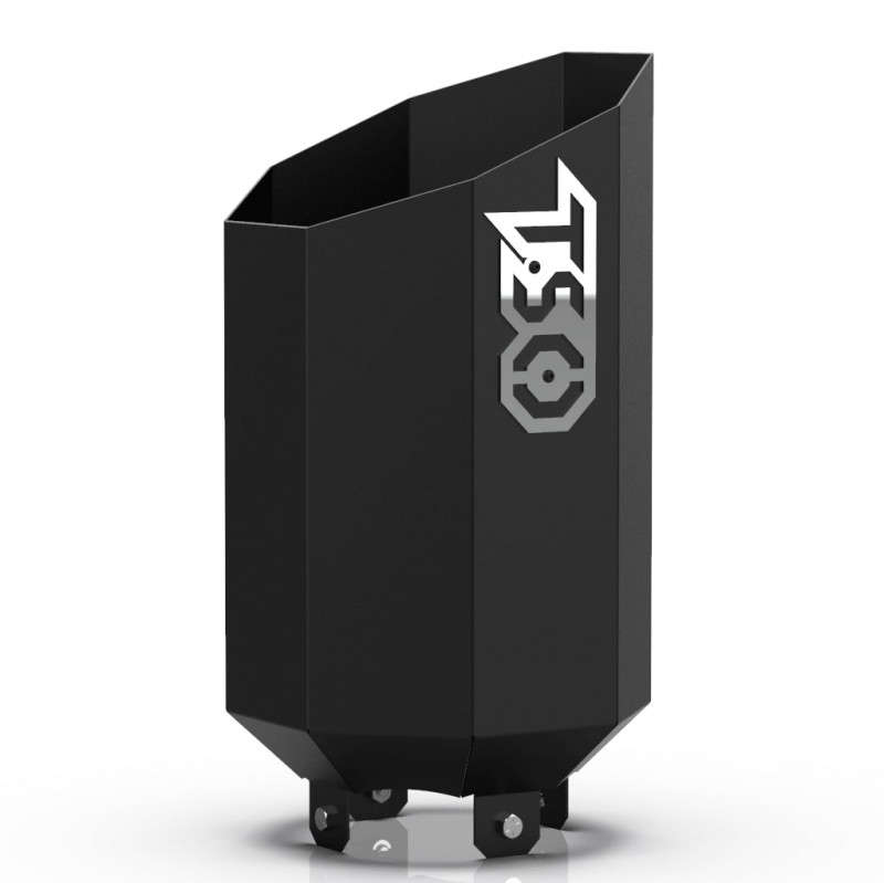 TSO TSO-T-8515-S-1-P-B 8" Octagon Exhaust Tip W/ 5" Inlet (Black ...