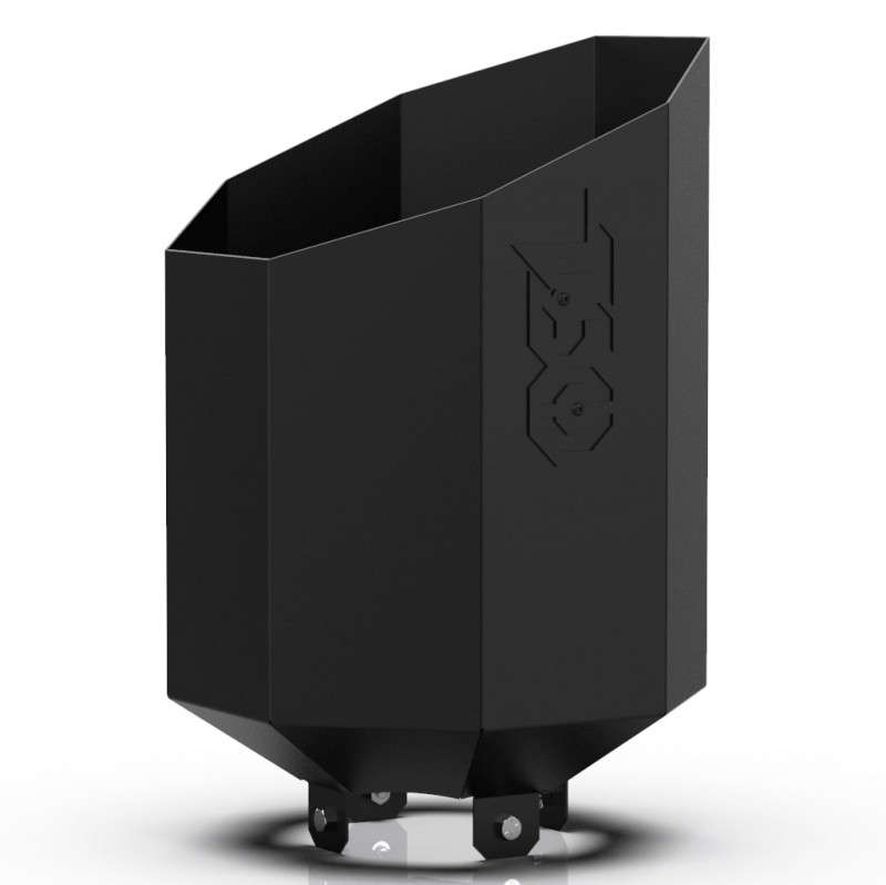 TSO TSO-T-10415-S-1-1-B 10" Octagon Exhaust Tip W/ 4" Inlet (Black ...