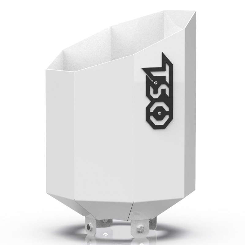 TSO TSO-T-10415-S-3-1-SS 10" Octagon Exhaust Tip | For Exhausts W/ 4 ...