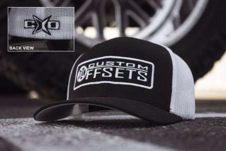 Custom Offsets CO-HBWT Fitted Trucker Hat - Black/White