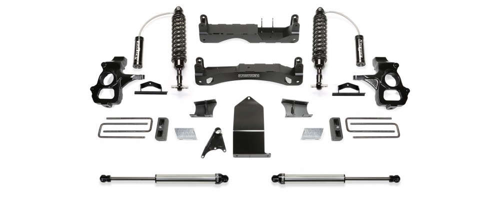 Fabtech K1117DL, K1120DL 4" Performance System w/ Front Dirt Logic 2.5 ...